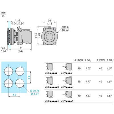 Schneider XB5FA31 Pushbutton Switch for sale