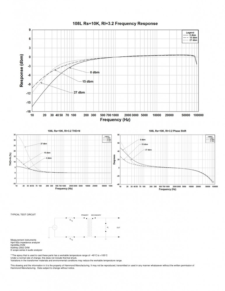 Hammond 108L technical document page 2