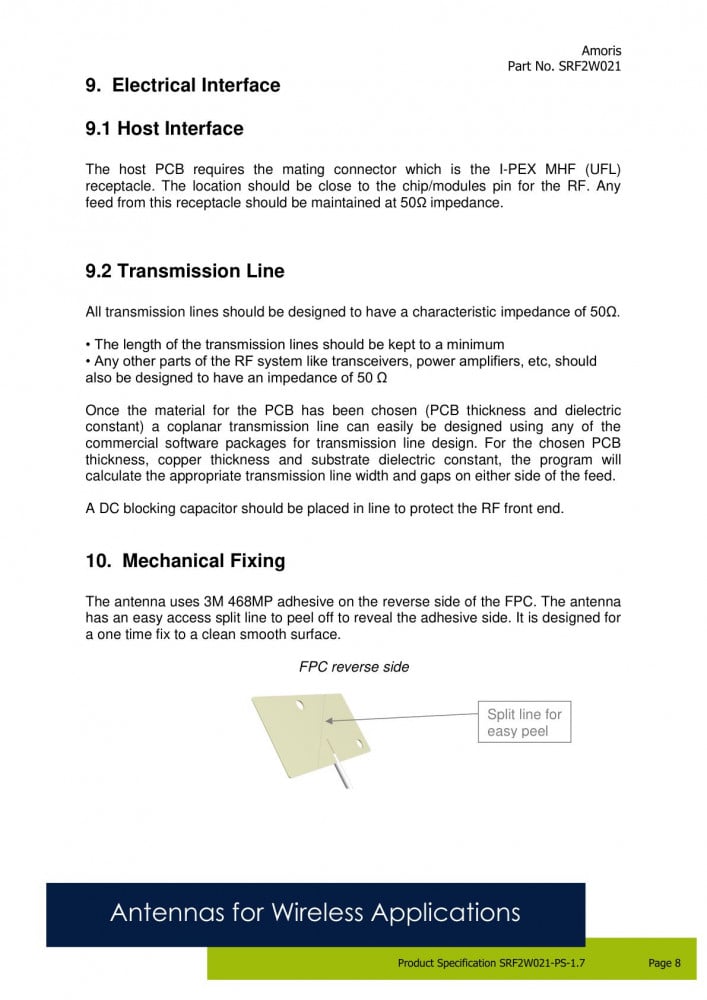 SRF2W021-100 datasheet page 8