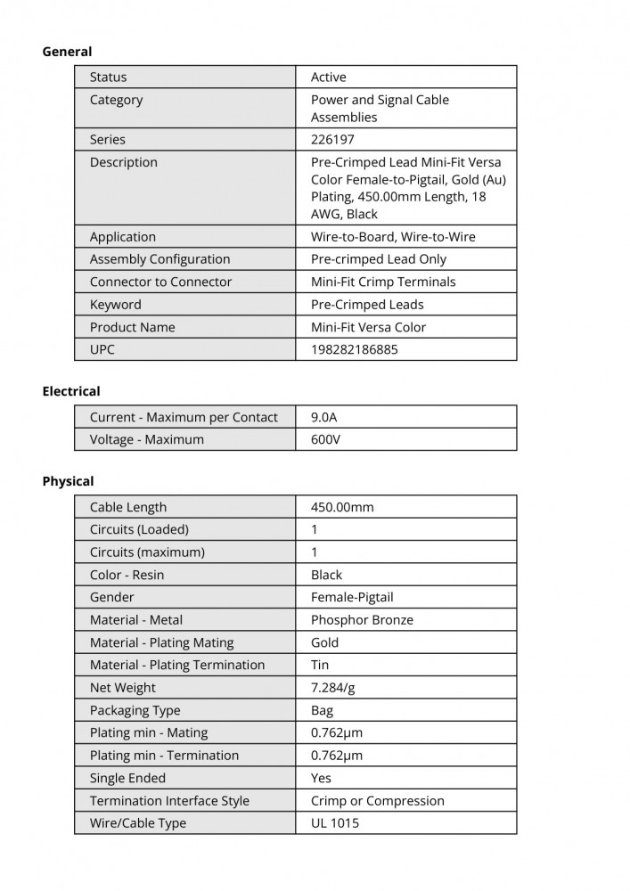 Product document preview, page 2
