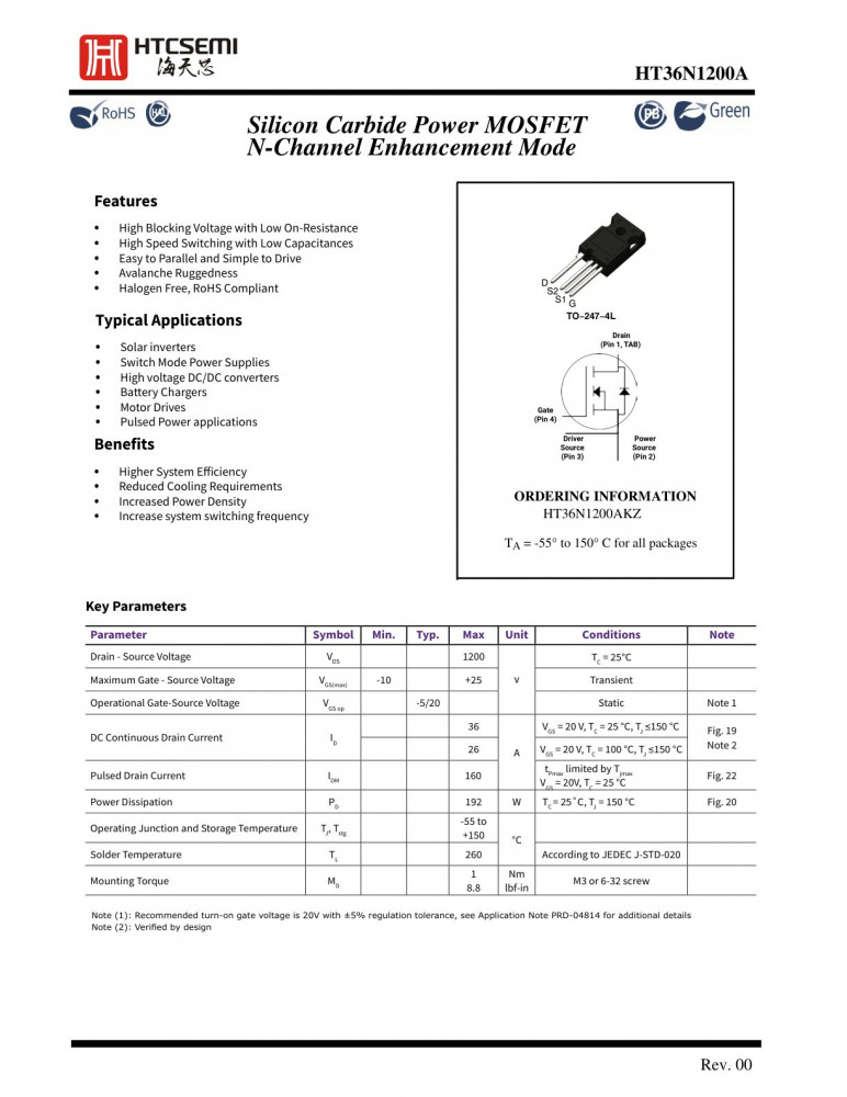 HT36N1200AKZ datasheet page 1