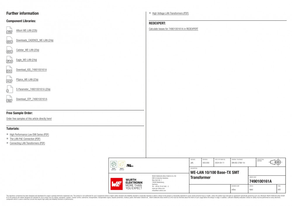 7490100161A datasheet page 6