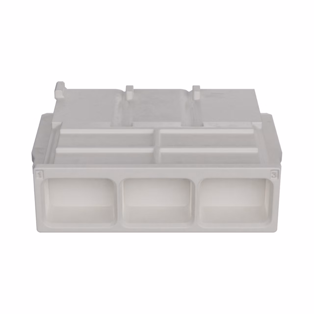MX-DaSH 6.3/4.8K Terminal Receptacle Cartridge, 3 Circuits, Keying Option B, Natural (White) for sale
