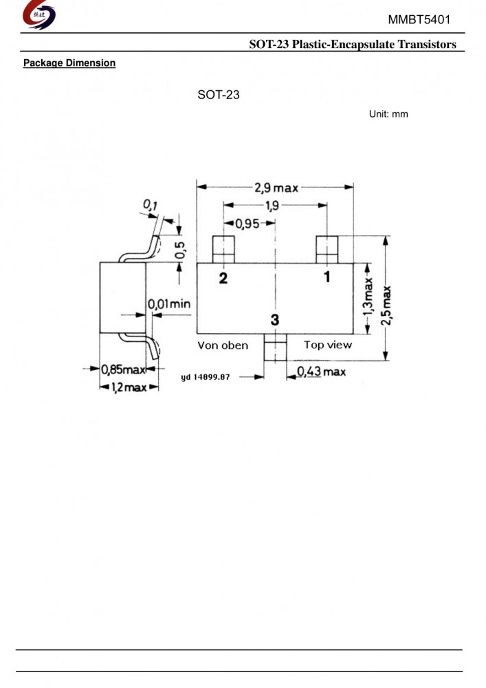 MMBT5401 datasheet page 3