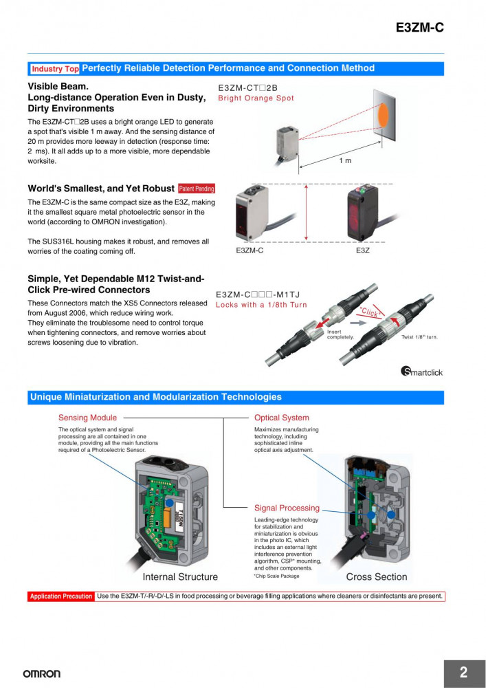 OMRON E3ZM-C datasheet page 2