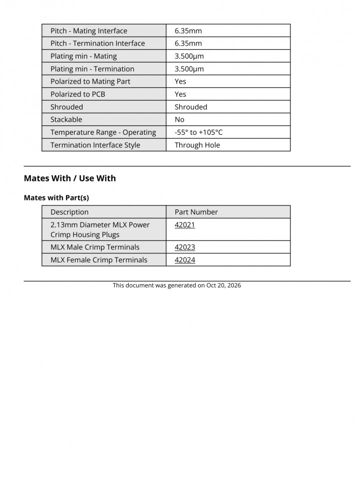 MOLEX 367570025 technical document image, page 4