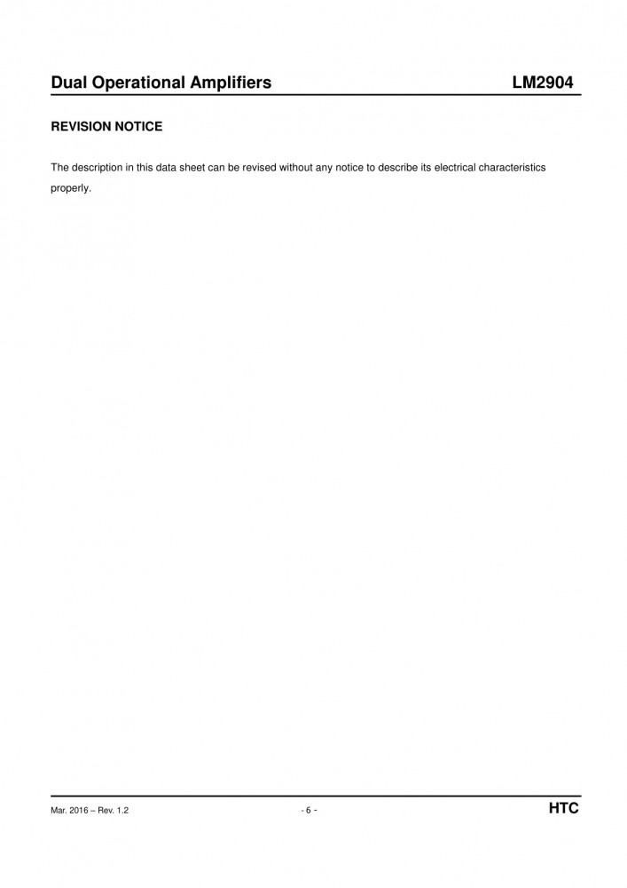LM2904GD datasheet page 6