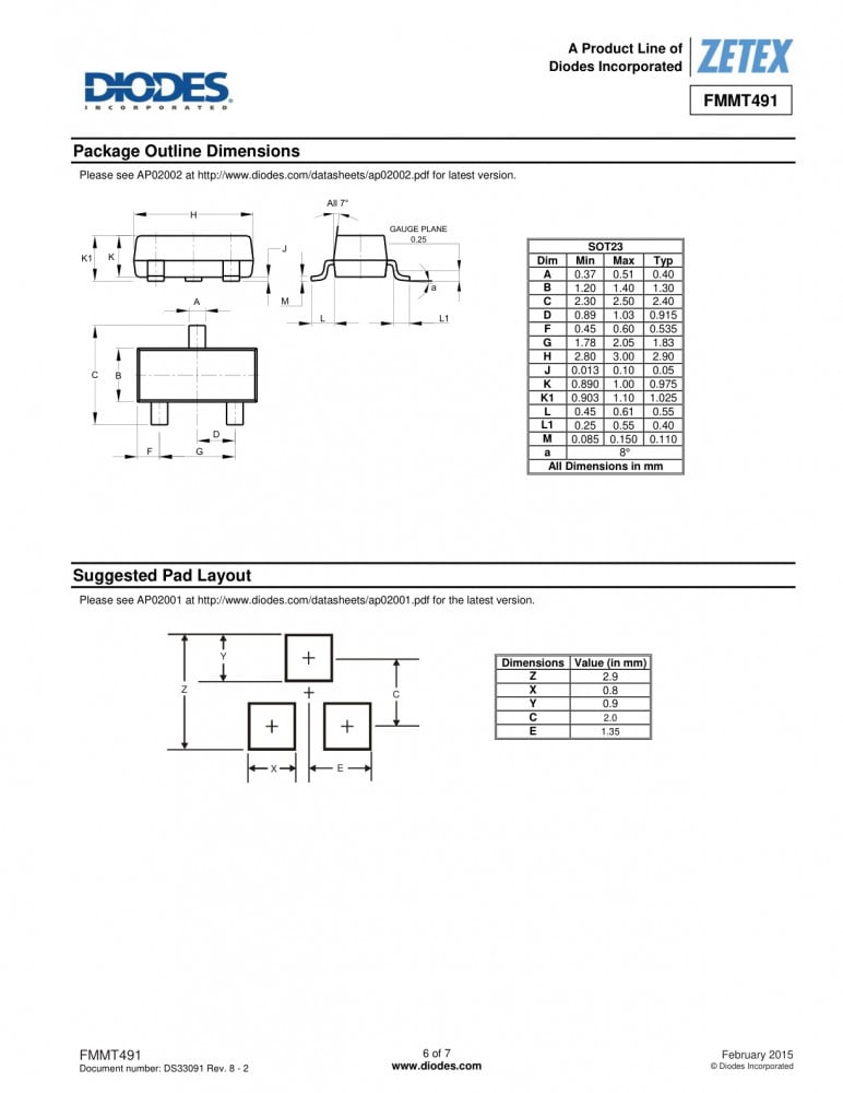 FMMT491TA datasheet page 6