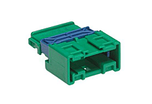 NSCC, Pin Connector Hybrid, Unsealed, 6 Circuits, Green for sale