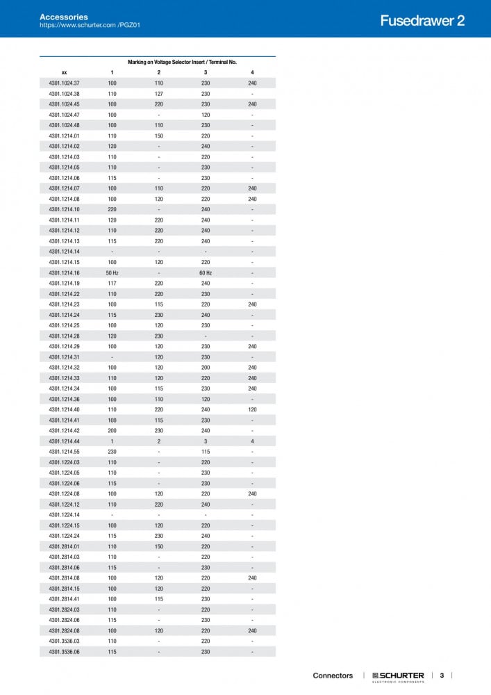 SCHURTER 4301.1405 document page 3