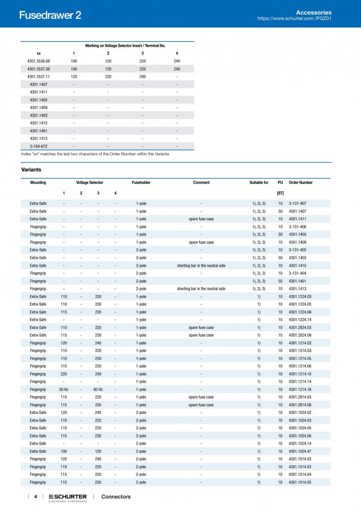 SCHURTER 4301.1405 document page 4