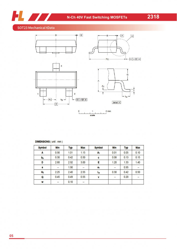 HL 2318 datasheet page 5