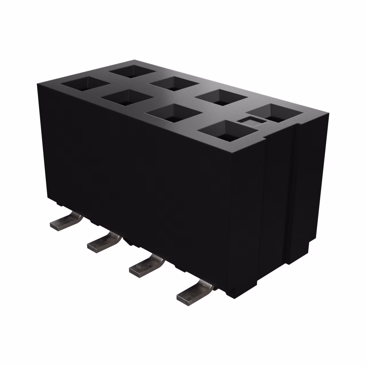 Milli-Grid Receptacle, Surface Mount, Vertical, Top Entry, with Plastic Pegs, without Cap, Tape and Reel, 2.50µm Tin (Sn) Plating, 8 Circuits, Lead-Free for sale