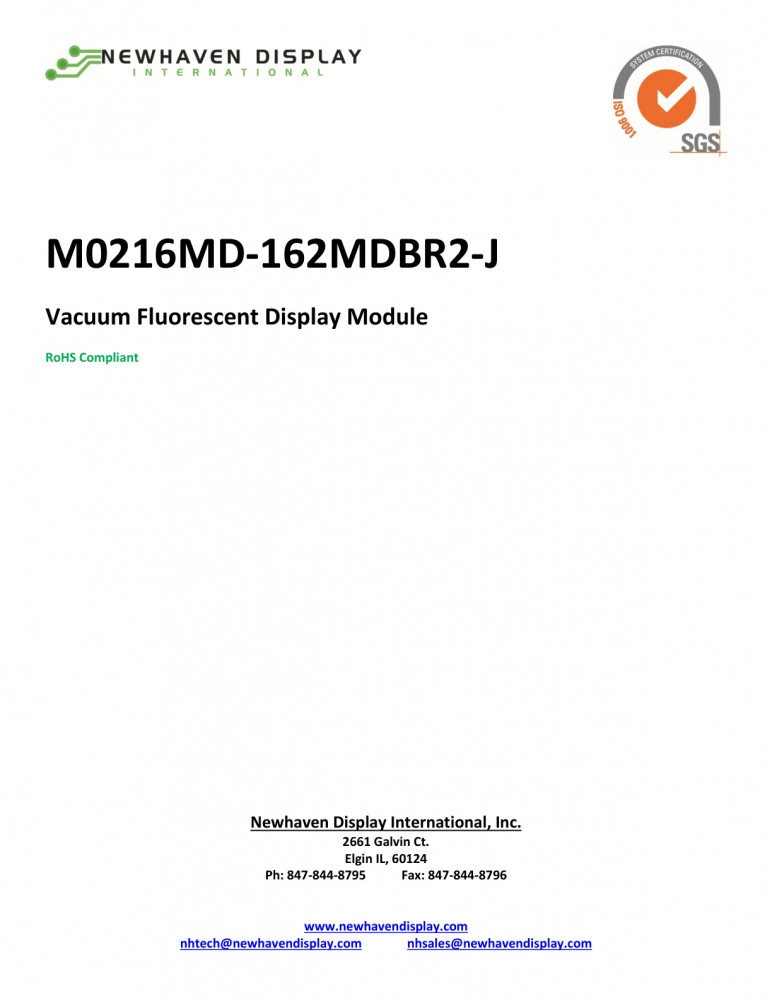 M0216MD-162MDBR2-J datasheet page 1