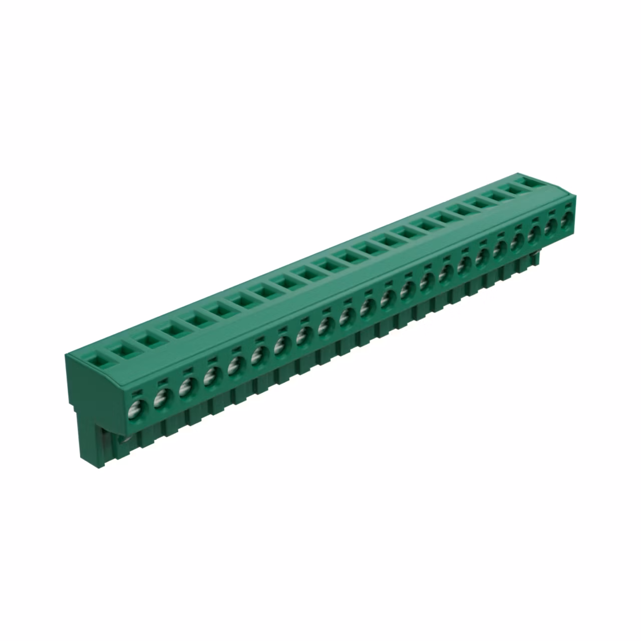 5.08mm Pitch Eurostyle Horizontal Plug, Green Housing, 22 Circuits for sale
