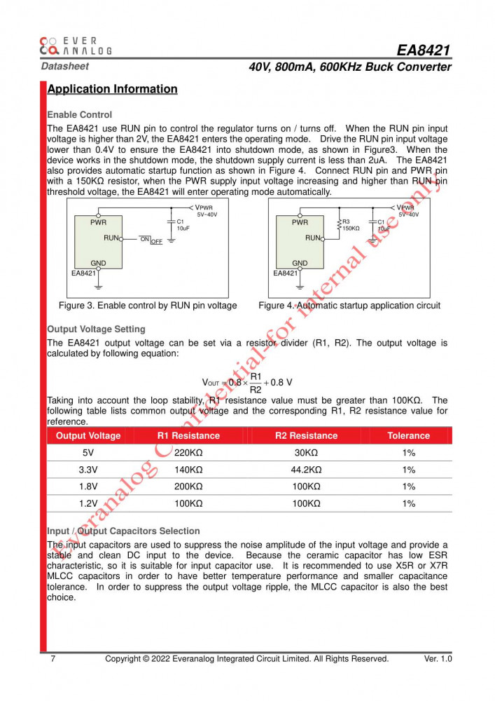 EA8421T6R datasheet page 7