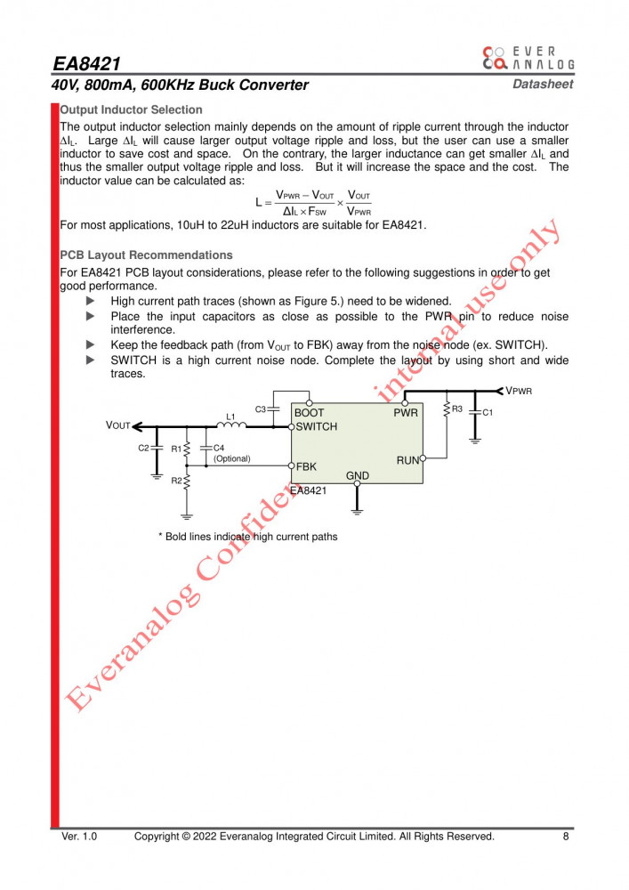 EA8421T6R datasheet page 8