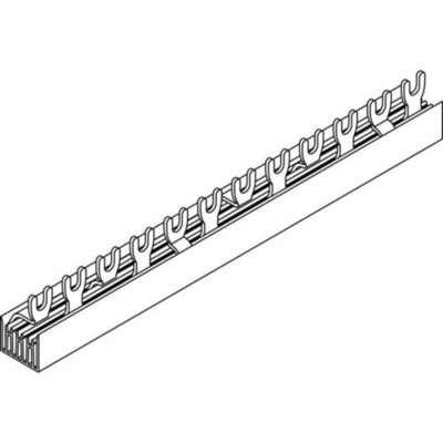 Supply busbar - Supply busbar fork-type 2P balanced on 3 phases 1 row - Max 6 devices - 63A 400V - 10mm² cross section 214mm length for sale