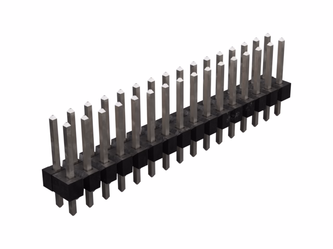 C-Grid Header, 2.54mm Pitch, Through Hole, Dual Row, Vertical, 32 Circuits, 2.54µm Tin (Sn) Plating, Tray Packaging, Lead-Free for sale