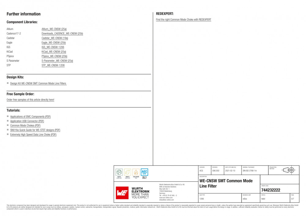 744232222 datasheet page 5