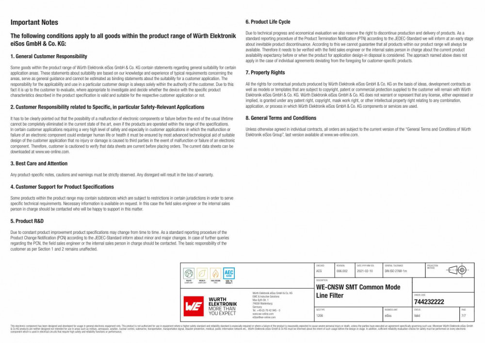744232222 datasheet page 7
