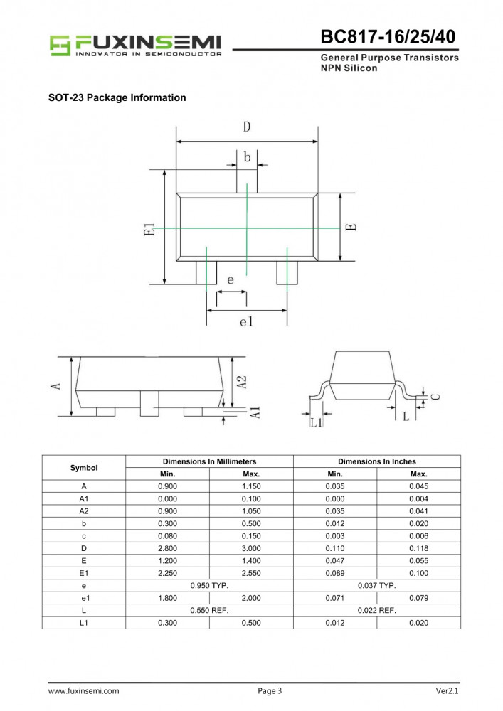 BC817-40 datasheet page 3