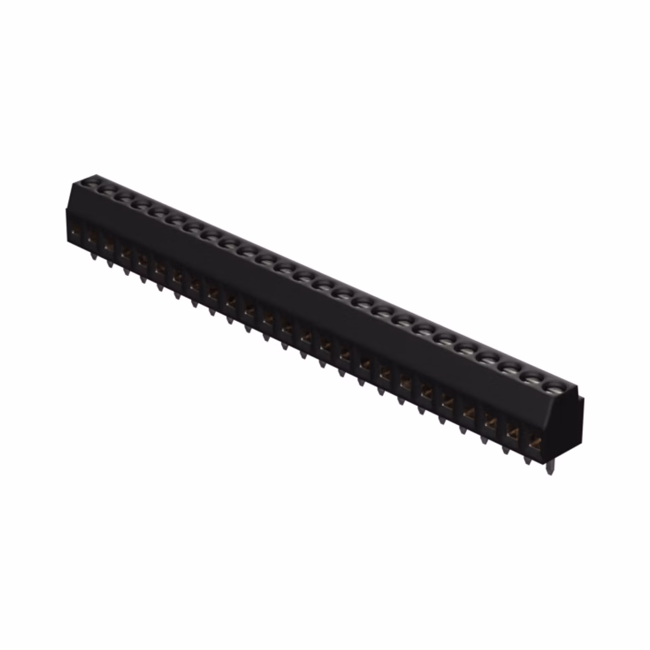 3.50mm Pitch Beau Eurostyle Fixed Mount PCB Terminal Block, 25 Circuits for sale