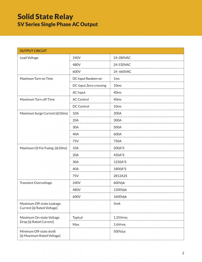 ASR-SV240A30ZY-L datasheet page 2