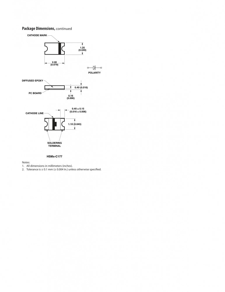 HSME-C170 datasheet page 4