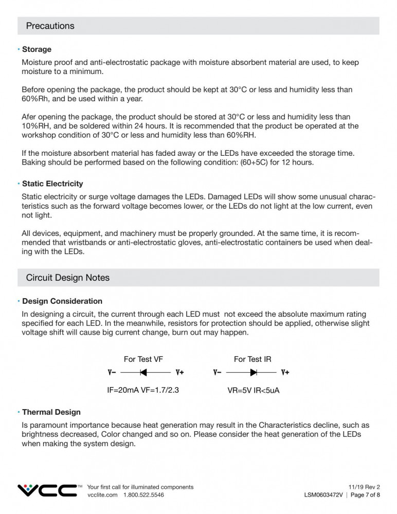 LSM0603 series technical document page 7