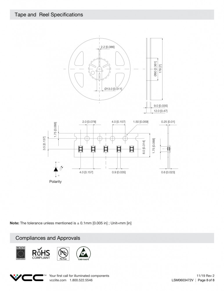 LSM0603 series technical document page 8