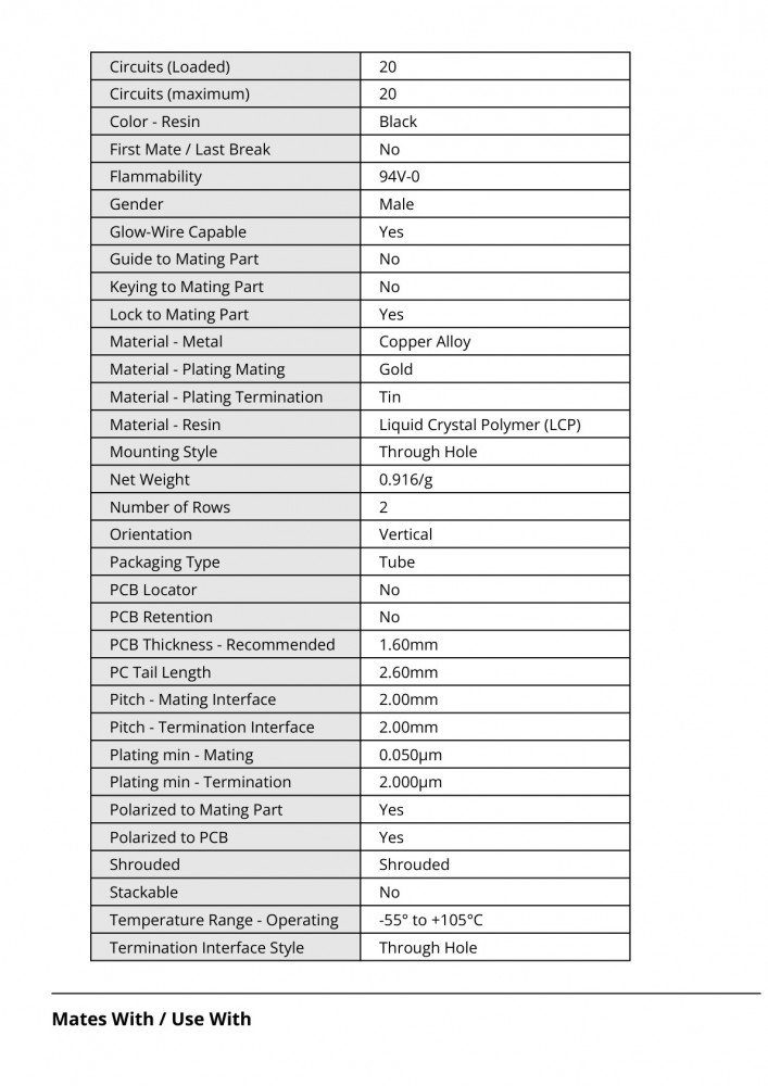 MOLEX 1511173120 product specification page 3