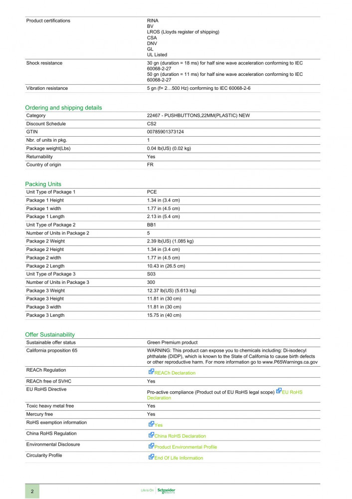 ZB5AA334 technical document page 2