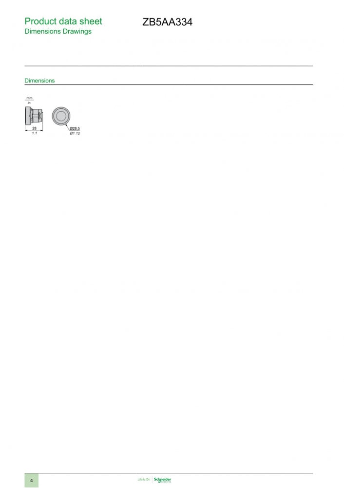 ZB5AA334 technical document page 4
