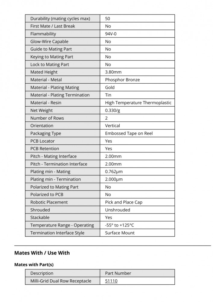 MOLEX 877596526 product document preview, page 3