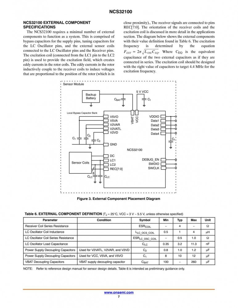NCS32100 datasheet page 7