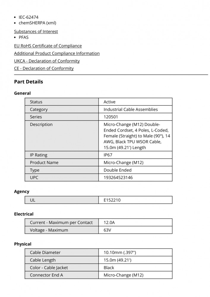 Molex packaging drawing image, page 2