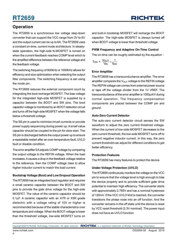RT2659 datasheet page 4