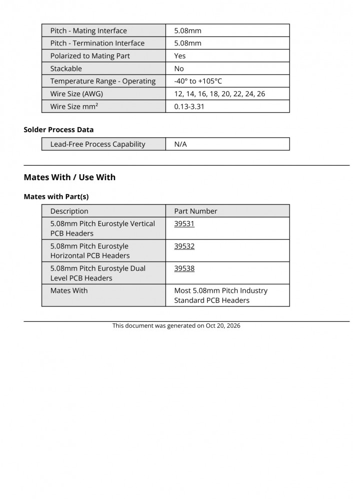MOLEX 395333323 technical document, page 3