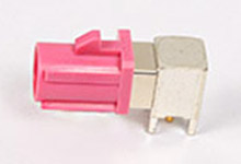 MCX Jack, Straight, PCB Receptacle, Edge Mount, Solder, Brass Body, 0.12µm Gold (Au) Plating, Tape and Reel, 50 Ohms