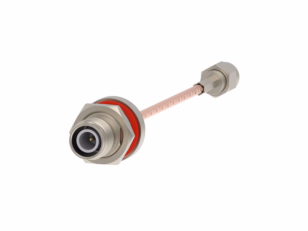 TNC Straight Bulkhead Jack RP Rear Mount to SMA Straight Plug RP on RG-316 Cable, 139.70mm Length, 50 Ohms for sale