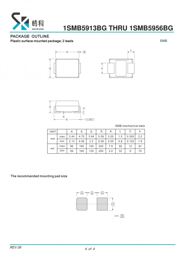 1SMB5915BG datasheet page 4