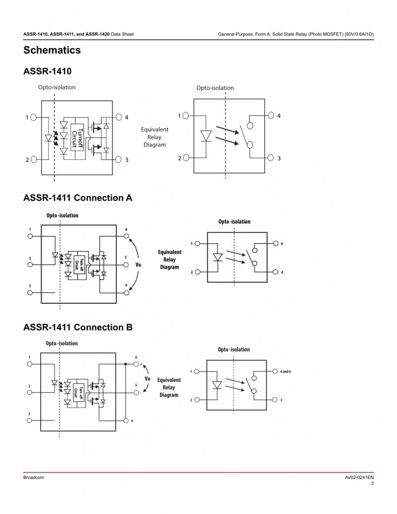 ASSR-1411 datasheet page 3