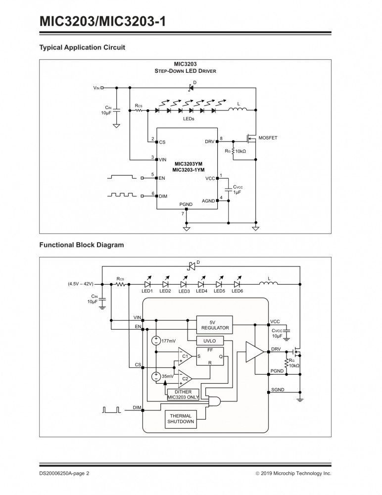 MIC3203 datasheet page 2
