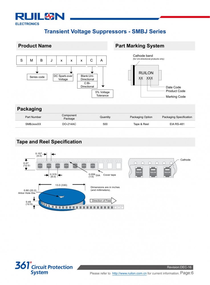 SMBJ Series datasheet page 7