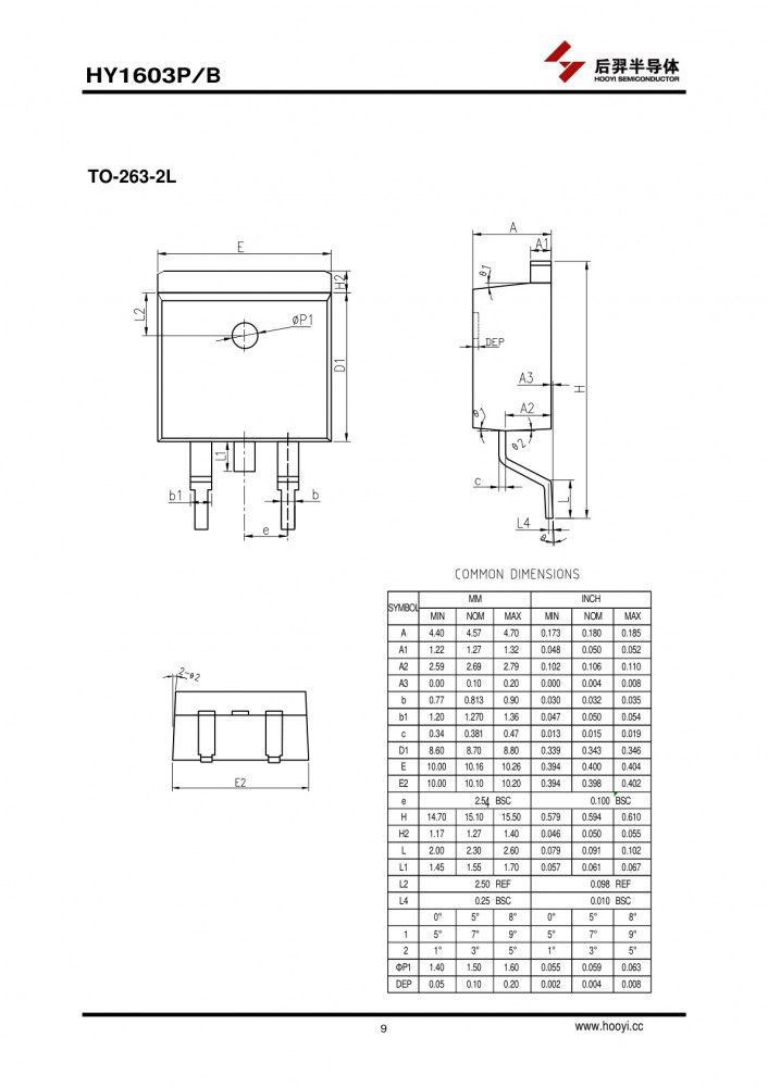 HY1603P datasheet page 9