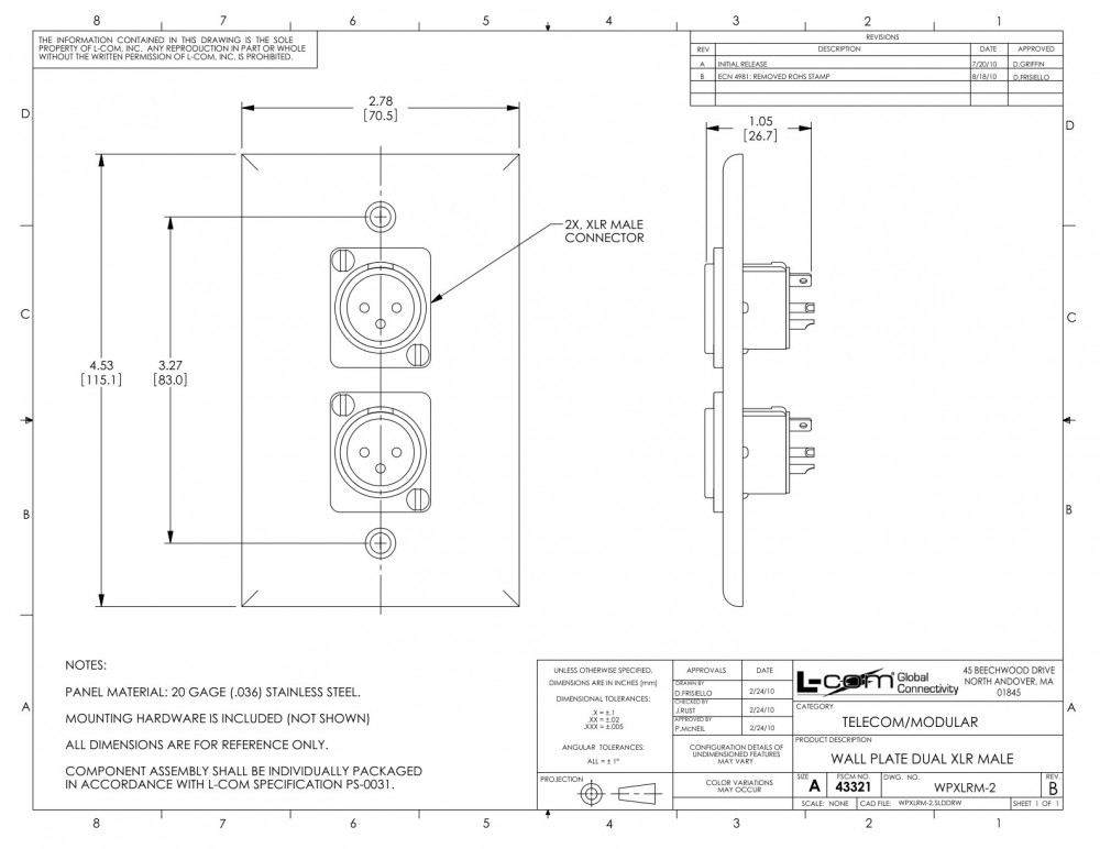 WPXLRM-2 technical document preview