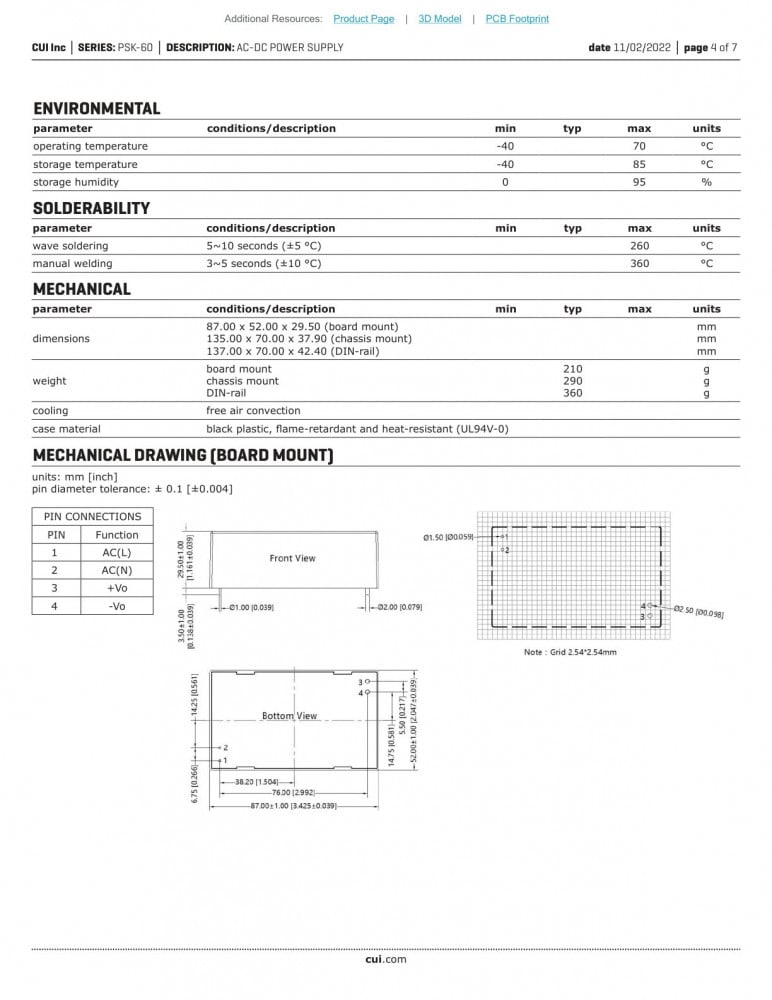 PSK-60-15 datasheet page 4