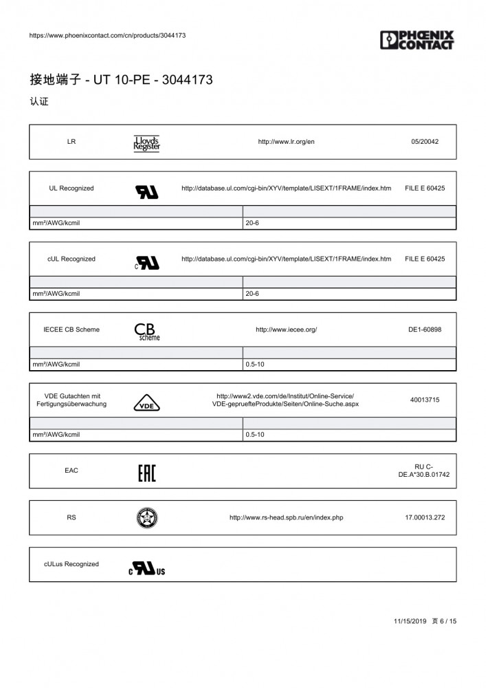 Phoenix Contact 3044173 document page 6