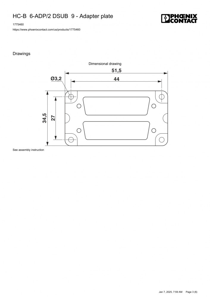 Phoenix Contact 1775460 technical document page 3